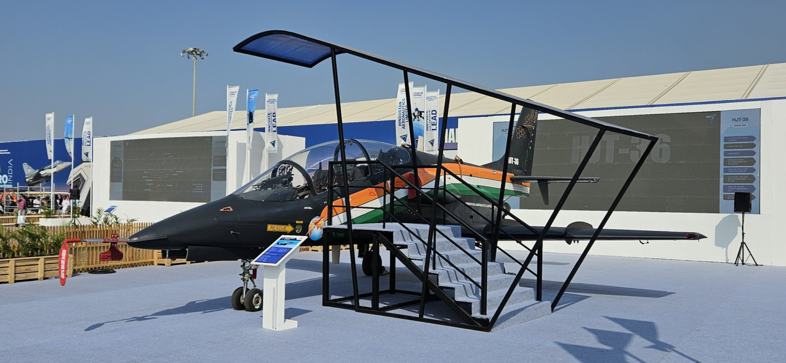 HAL Unveils Upgraded Jet Trainer 'Yashas' at Aero India 2025 ...